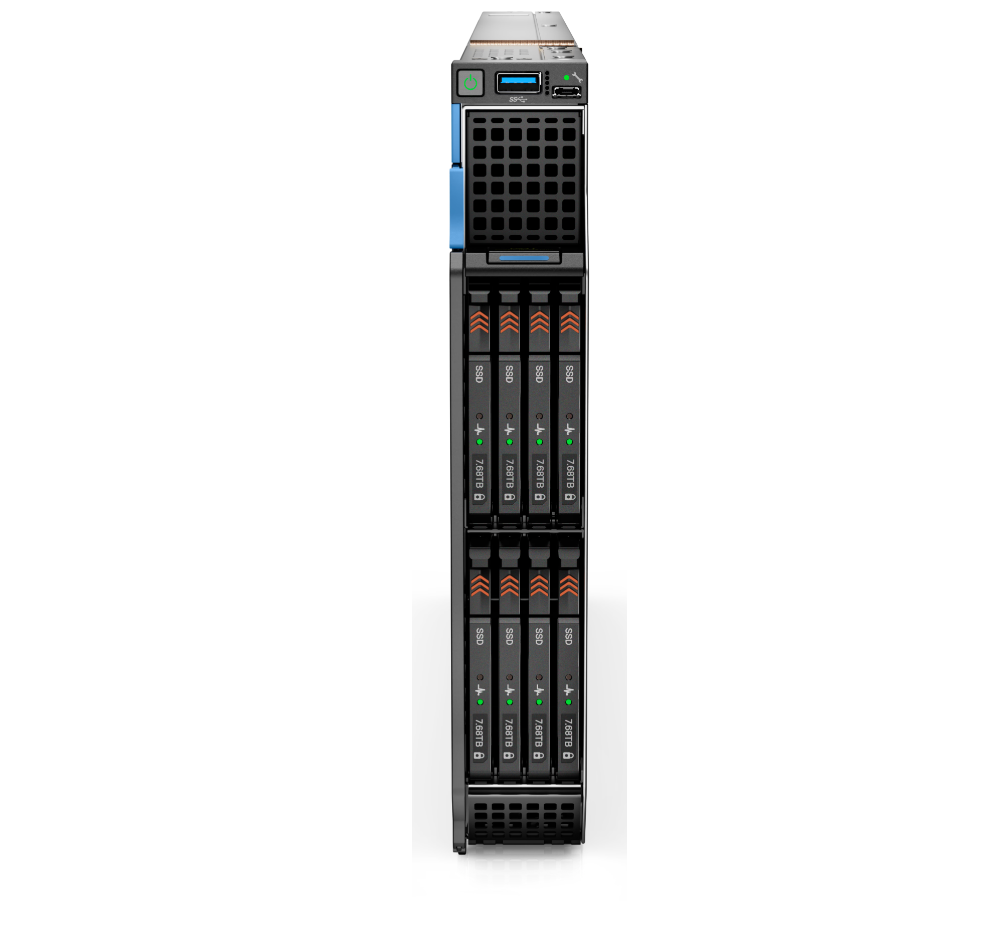 Máy chủ DELL PowerEdge MX760c 2.5" Chassis with up to 4 NVMe Platinum 8452Y
