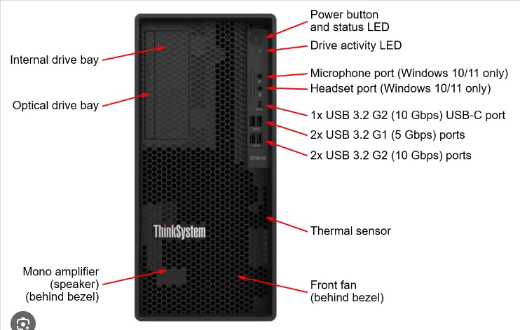 Máy chủ Levono ThinkSystem ST50 V2