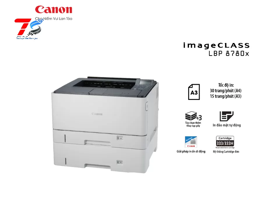 Máy in Laser đen trắng A3 Canon LBP8780x- Máy in Công nghiệp