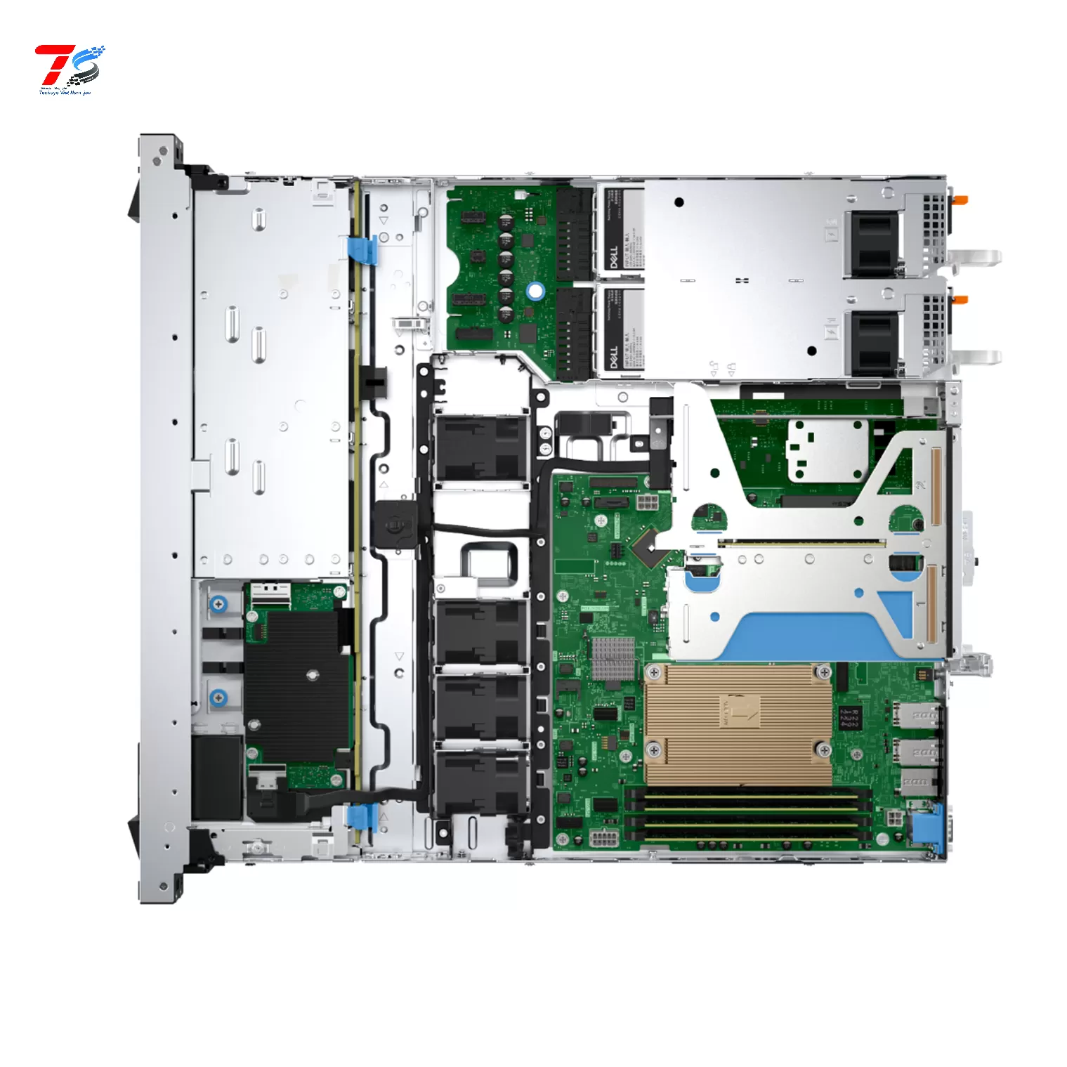 Máy chủ DELL PowerEdge R360 4x 3.5" E-2414 - Rack Server