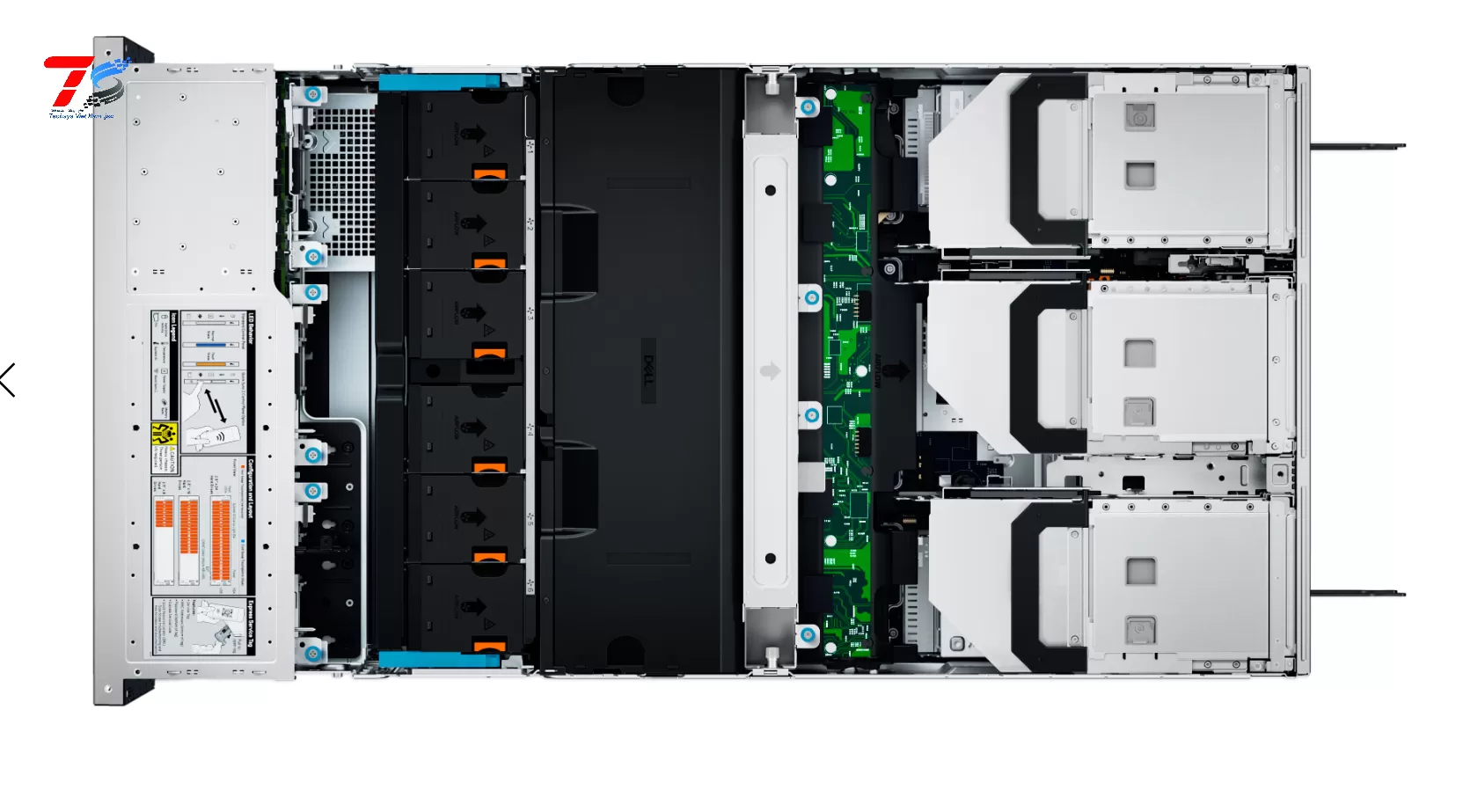 Máy chủ Dell PowerEdge R960 16x2.5'' Smart Flow, 4x Gold 6418H